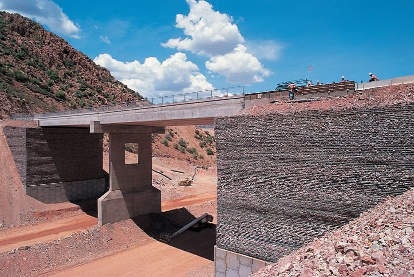 Geotrel ® - Muros de malla metálica